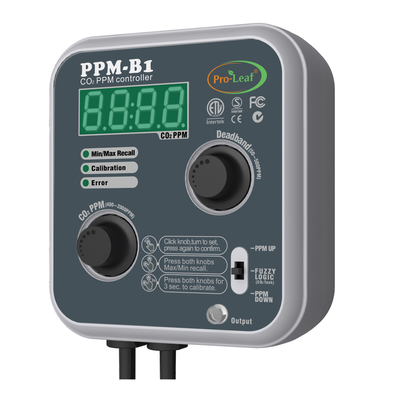 CONTROLADOR DIGITAL CO2 PRO LEAF (PPM-B1) | Plantasur