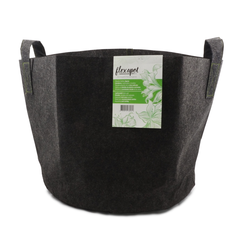 FLEXAPOT MACETA TEXTIL GRIS 75,7 LITROS (20 GAL) (5 UNIDADES) | Plantasur