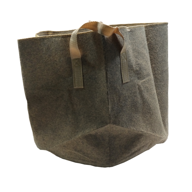MACETA TEXTIL ECO 57 LITROS (15 GAL) BEIGE | Plantasur