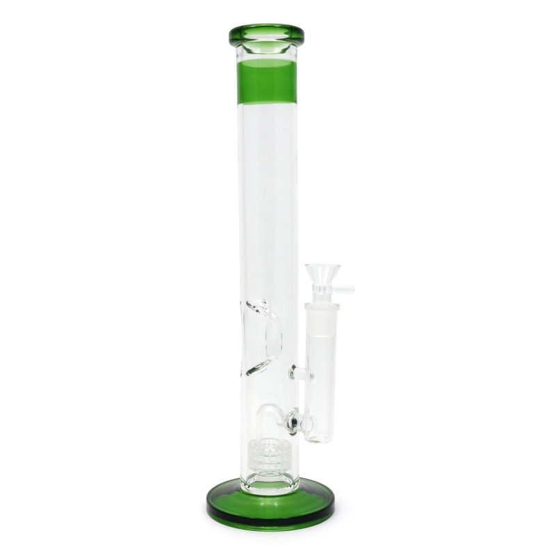 BONG DE CRISTAL 40CM CYLINDER ICE CON PERCOLADOR | Plantasur