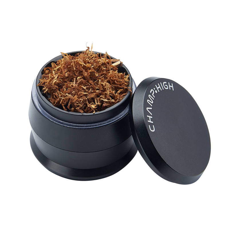 GRINDER CHAMP HIGH ALUMINIUM (60 MM) 4-PARTES NEGRO | Plantasur