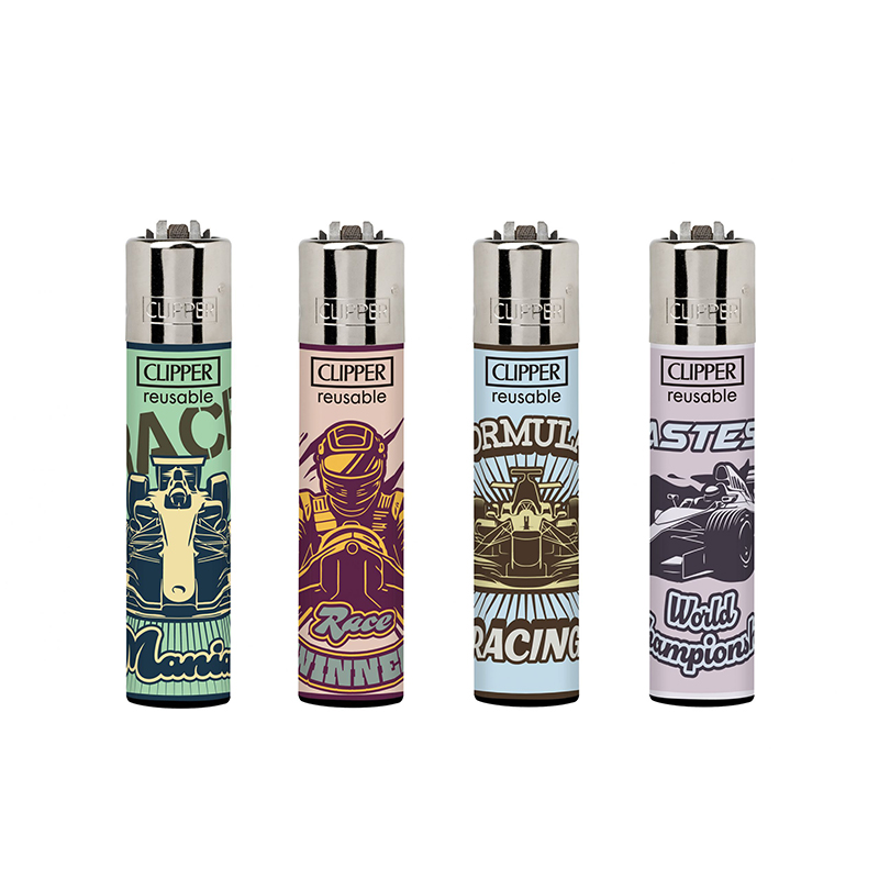 MECHERO CLIPPER CLASSIC LARGE VINTAGE F1 (DISPLAY 48 UDS) | Plantasur