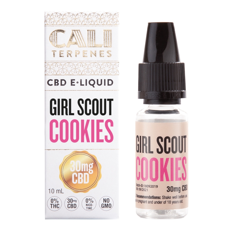 CALI TERPENES E-LIQUID GIRL SCOUT COOKIES 30 MG CBD (10 ML) | Plantasur
