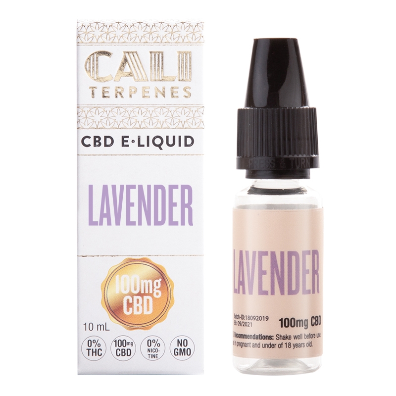 CALI TERPENES E-LIQUID LAVENDER 100MG CBD (10ML) | Plantasur