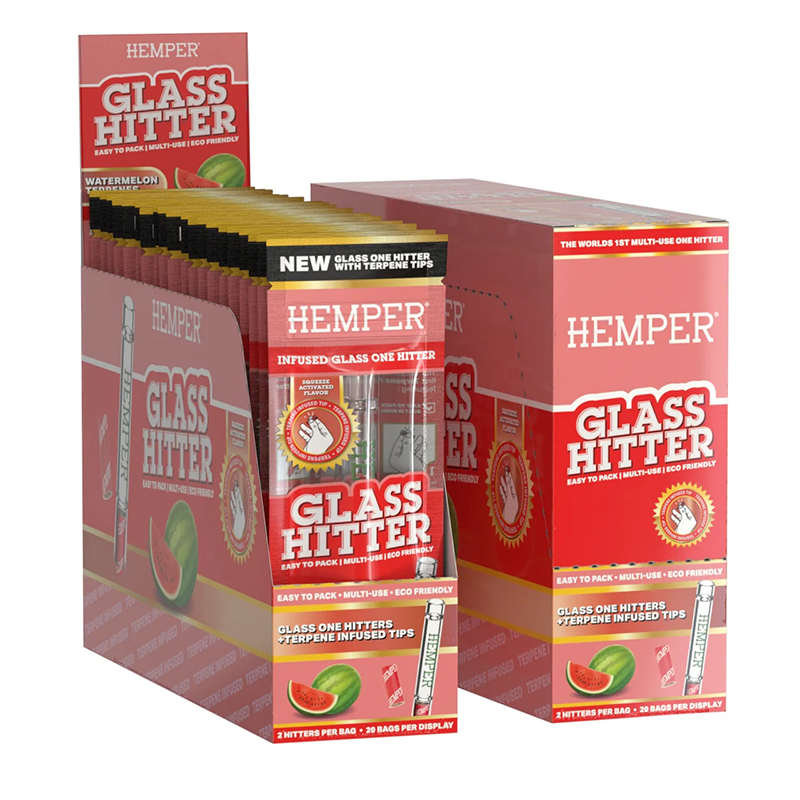 HEMPER - ONE HITTER WATERMELON (DISPLAY 20U) | Plantasur